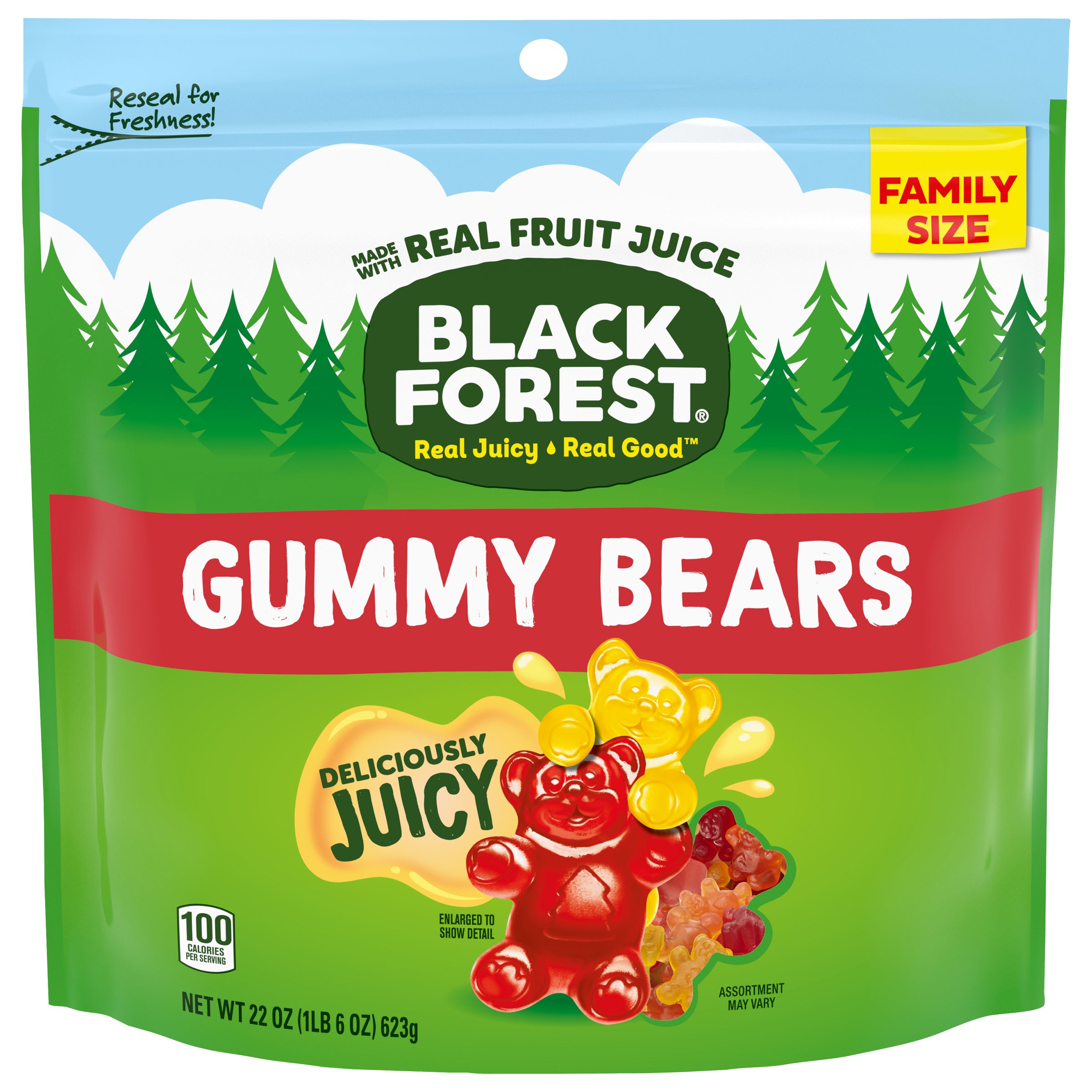 Black Forest Gummi Gummy Bears Stand Up-22 oz.-6/Case MPN# 08090 ...
