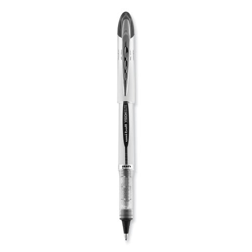 Uniball Roller Ball Pen Bold 0.8 mm Black Ink White/Black Barrel 1/Each ...