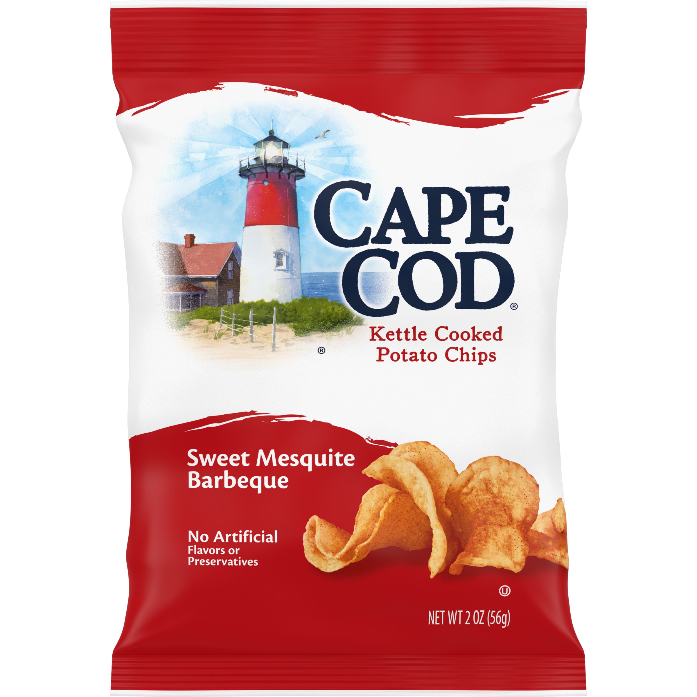 Cape Cod Sweet Mesquite Barbeque Potato Chips-2 oz.-6/Case MPN ...