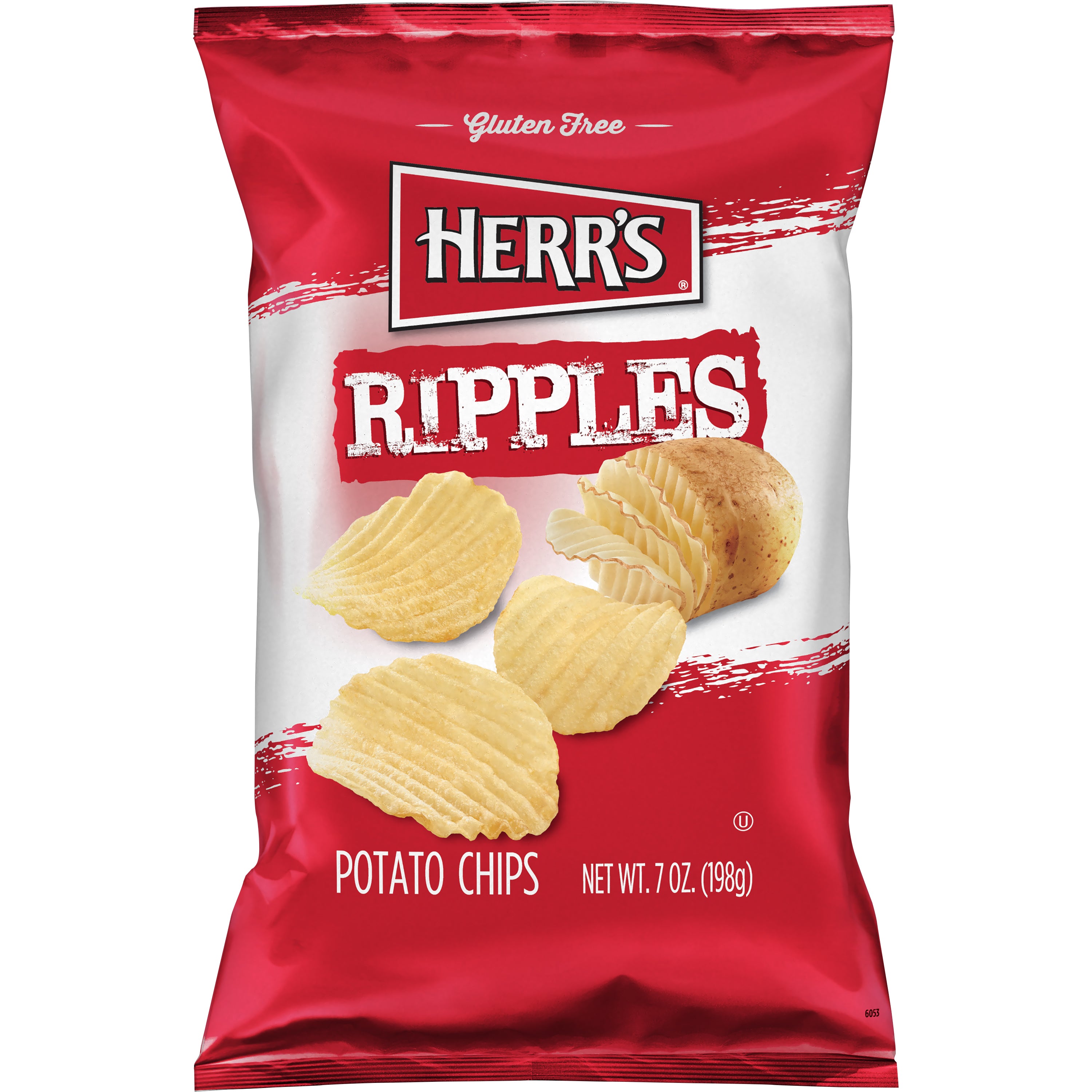 Herr Brands Ripple Potato Chip-7 oz.-12/Case MPN# 6053 – Round Eye Supply