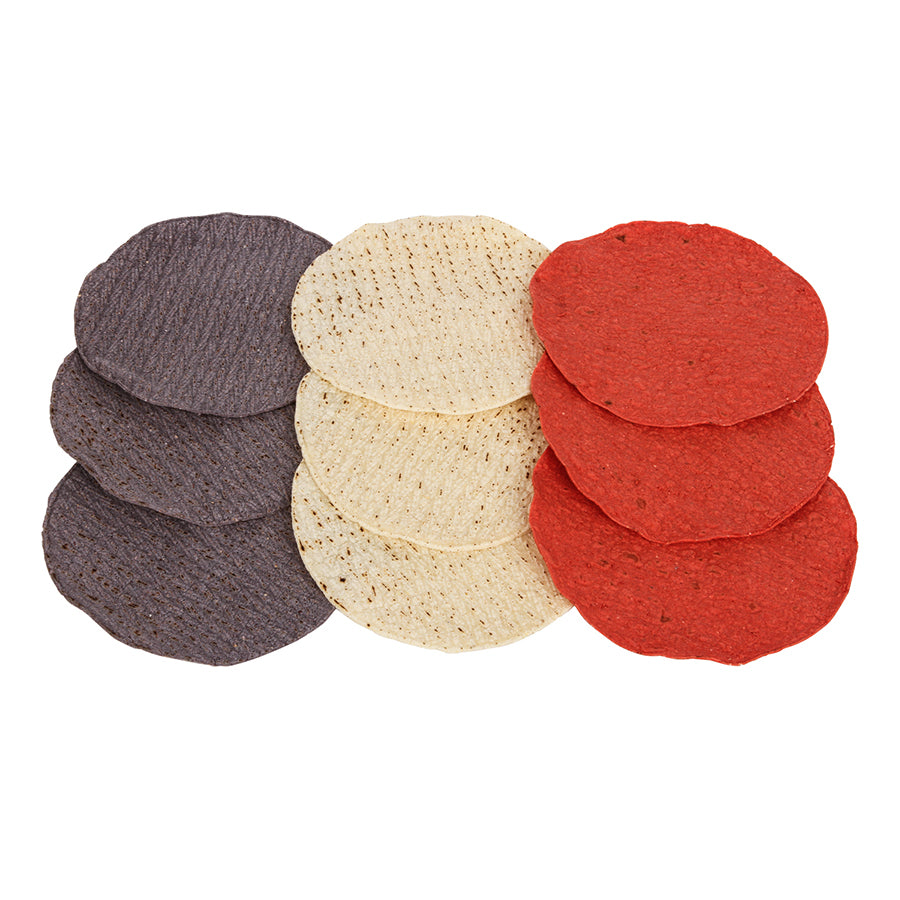 Mission Foods 6 Inch Tri-Color Corn Tortillas-60 Count-12/Case MPN ...