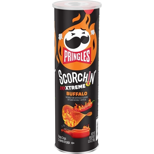 Pringles Scorchin' Buffalo Chips-5.5 oz. Canister-14/Case MPN ...
