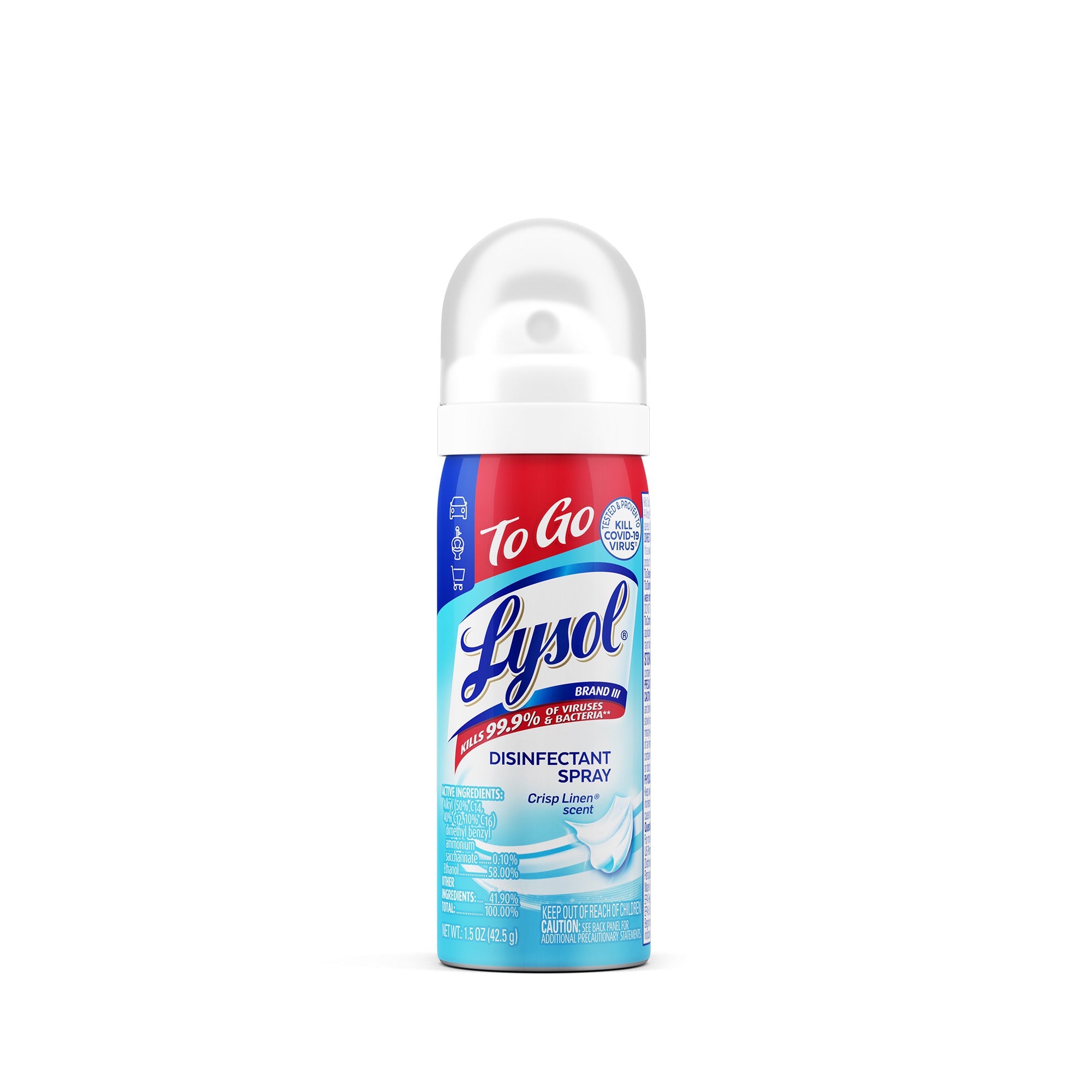 Lysol Lysol Disinfectant Spray Crisp Linen-1.5 oz.-12/Case MPN# 99923 ...