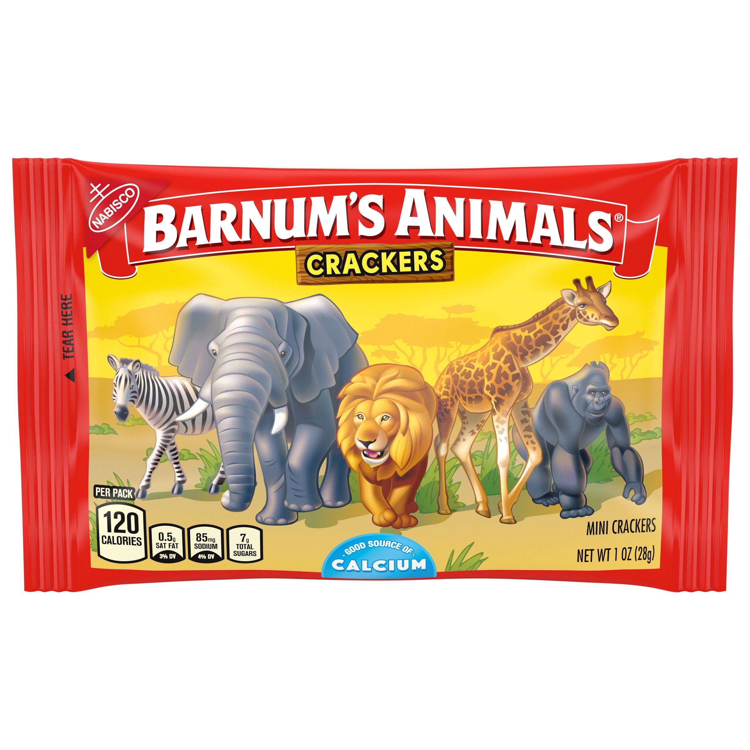 Barnum Animal Crackers-1 oz.-10/Pack-4/Case MPN# 10044000078451 – Round ...