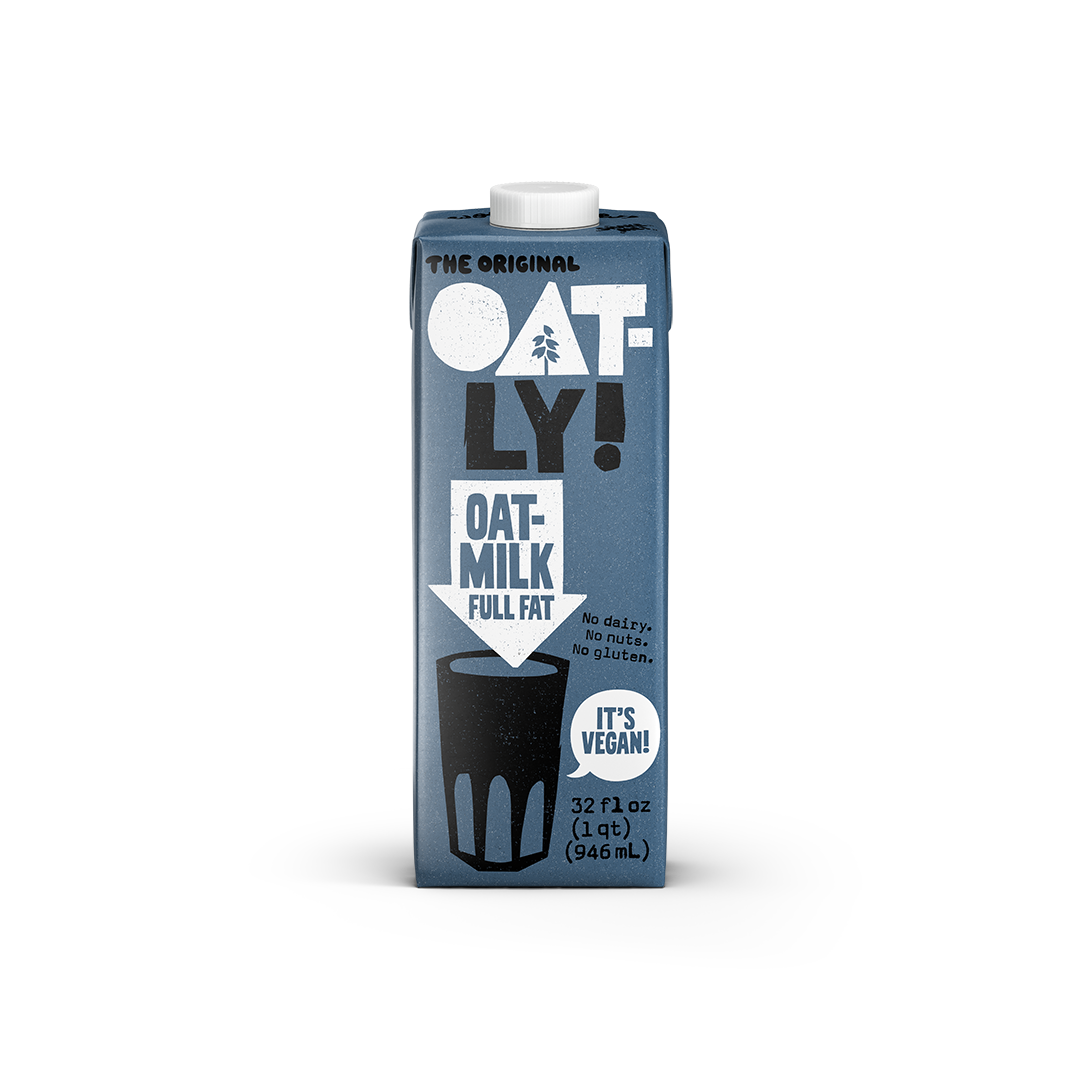Oatly Full Fat Oat Milk-1 Quart-6/Case MPN# 63162 – Round Eye Supply