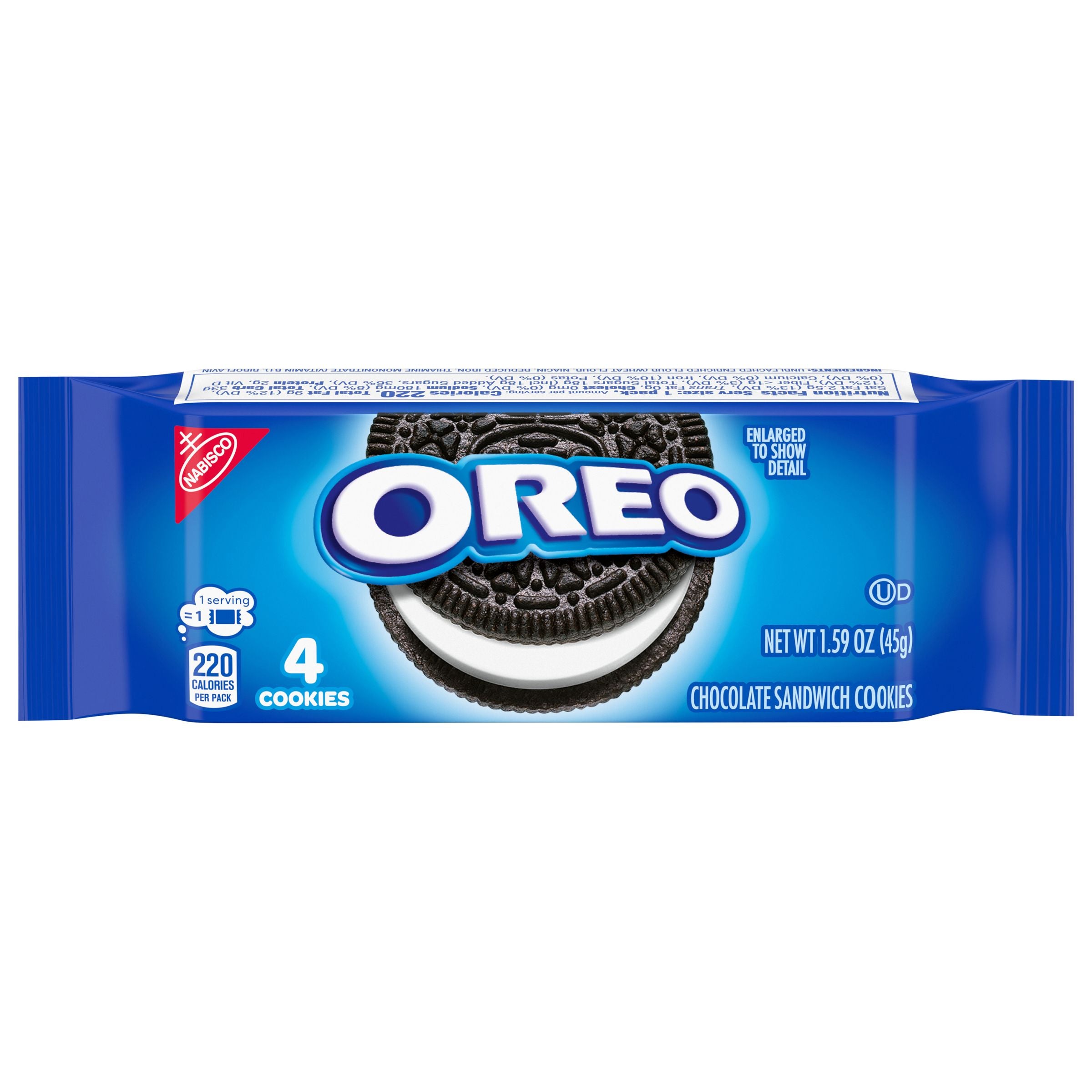 Oreo Nabisco Original Cookies-Single Serve-1.59 oz.-10/Pack-4/Case MPN ...