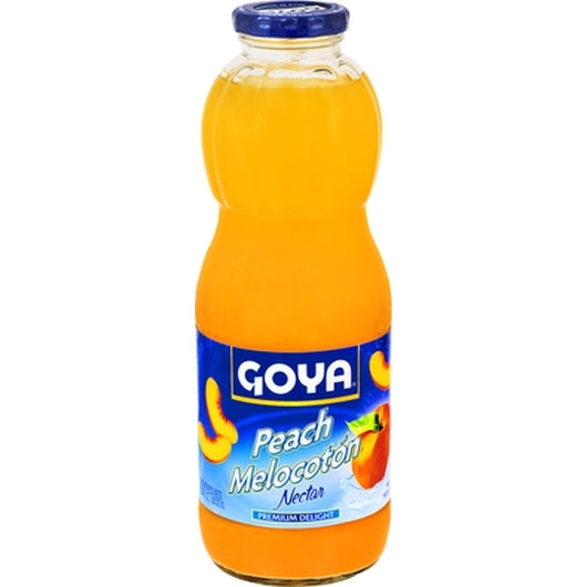 Goya Peach Nectar-33.8 oz.-12/Case MPN# 2708 – Round Eye Supply