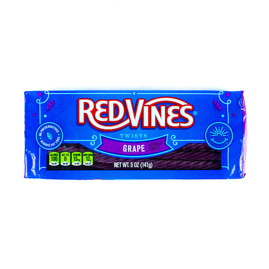 Red Vines Grape Twists Licorice-5 oz.-12/Case MPN# 50208 – Round Eye Supply