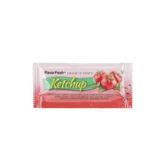 Flavor Fresh Low Sodium Ketchup Single Serve-9 Gram-500/Case MPN# 70811 ...