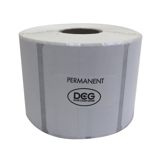 Datecodegenie Labels Permanent Blank 2X1"-4 Roll-1/Case MPN# DCG-P21-4 ...