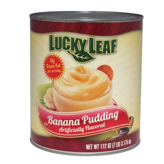 Lucky Leaf Banana Pudding-112 oz.-3/Case MPN# FFPDR0802LKL01 – Round ...