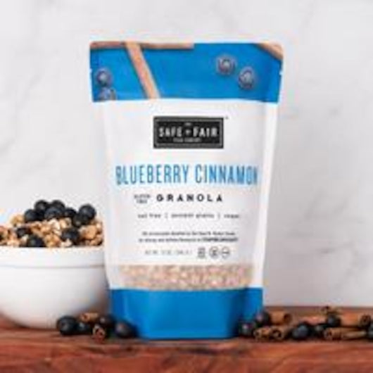 Safe + Fair Granola- Blueberry Cinnamon-12 oz.-6/Case | The Safe + Fair ...