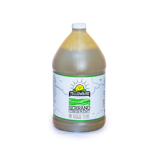 Yellowbird Foods Serrano Sauce-1 Gallon MPN# 312 – Round Eye Supply