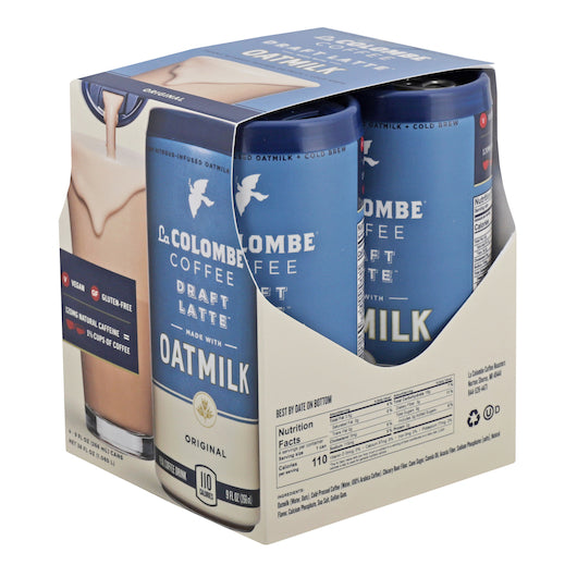 La Colombe Oat Milk Draft Latte Original-36 fl oz.s-4/Case | La Colombe ...