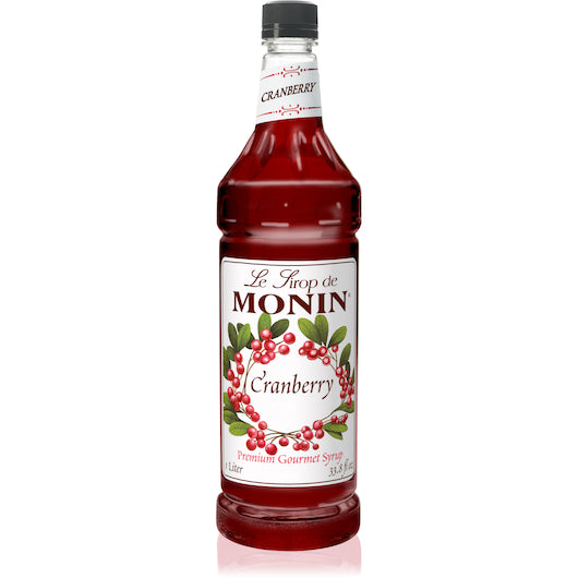 Monin Cranberry Syrup 4 Pack 1 Liter-1 Liter-4/Case MPN# M-FR015F ...