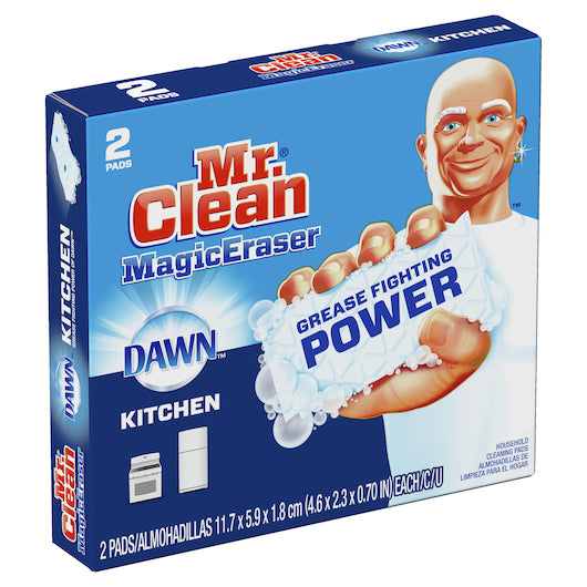 Mr. Clean Magic Eraser Kitchen With Dawn-2 Count-16/Case MPN# 51097 ...