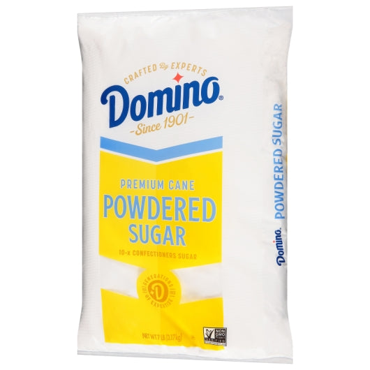 Domino Foods Powdered Sugar Polybagged-7 lb.-6/Case MPN# 404438 – Round ...