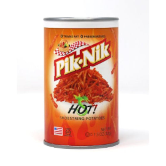 Pik-Nik Hot Shoestring Potatoes Tray-1.5 oz.-24/Case MPN# 41412 – Round ...