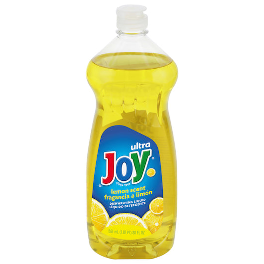 Joy Ultra Lemon Scent Dishwashing Liquid-30 fl oz.s-10/Case MPN# 43601 ...