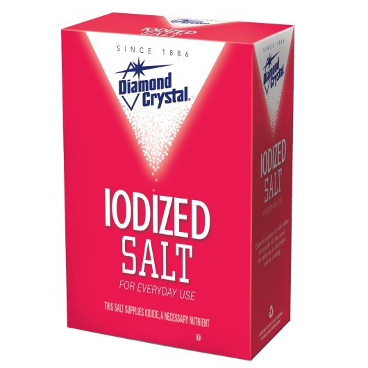 Diamond Crystal Table Salt Iodized-2.25 lb.-15/Case MPN# 110036003 ...