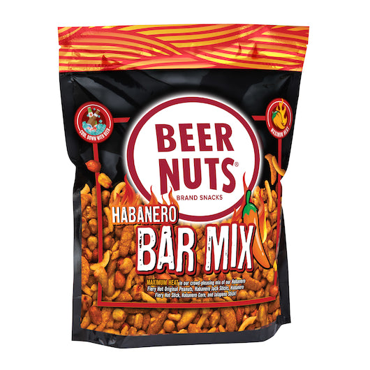 Beer Nuts Beer Nuts Brand Snacks Habanero Bar Mix 12/4 Oz. | Round Eye ...