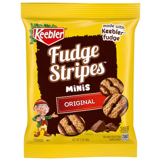 Keebler Fudge Mini Stripe Cookies-2 oz.-60/Case MPN# 06316 – Round Eye ...