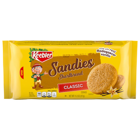 Keebler- Sandies Classic Sandies Cookies-11.2 oz.-12/Case MPN# 06597 ...