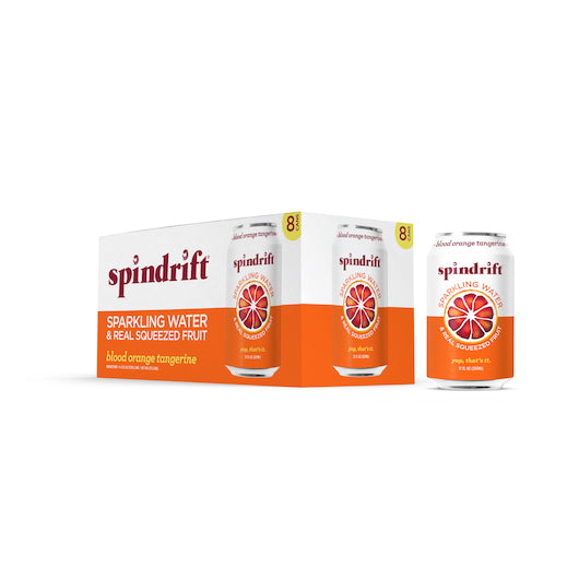 Spindrift Blood Orange Tangerine Flavored Sparkling Water-12 fl oz.-8 ...