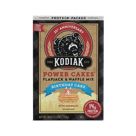 Kodiak Cakes Birthday Cake Pancake And Waffle Mix-18 oz.-6/Case ...