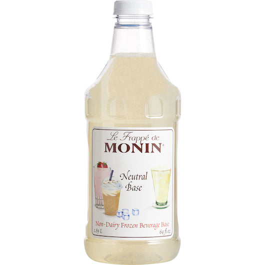 Monin Neutral Base-64 oz.-1/Box-4/Case MPN# M-GR333FP – Round Eye Supply