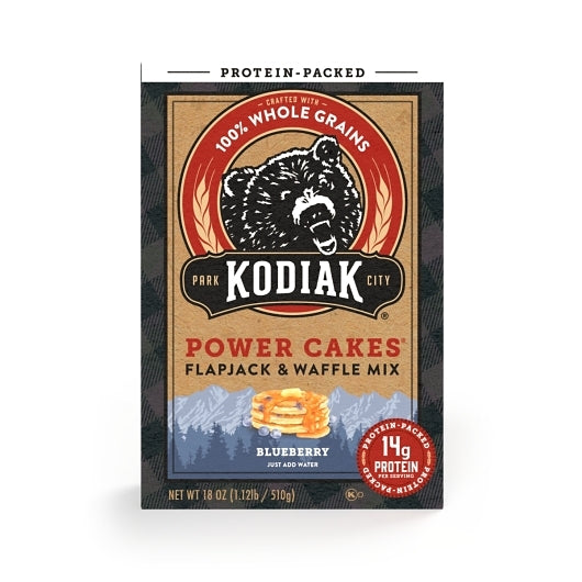 Kodiak Cakes Power Cakes Blueberry Flapjack & Waffle Mix-18 oz.-6/Case ...