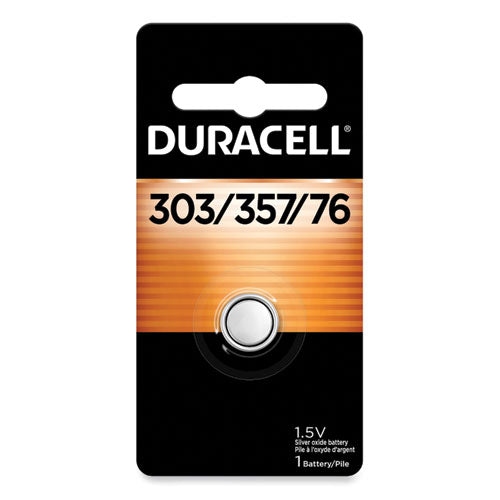 Duracell Button Cell Battery 303/357 1.5 V 6/box MPN# D303/357BPK ...
