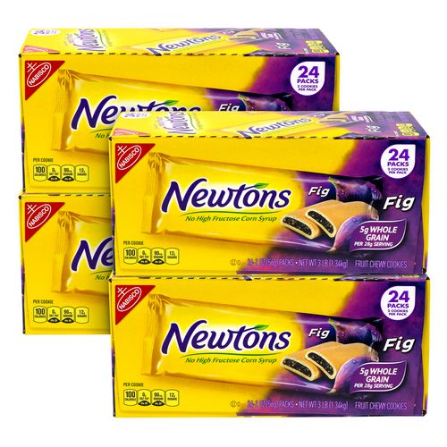 Nabisco Fig Newtons 2 Oz Pack 2 Cookies/pack 24 Packs/box 4 Boxes/Case ...