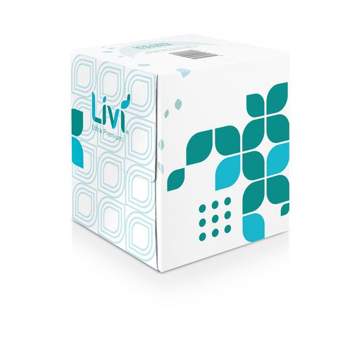 Livi Ultra Premium Livi Ultra Premium Facial Tissue 2-ply White Cube ...