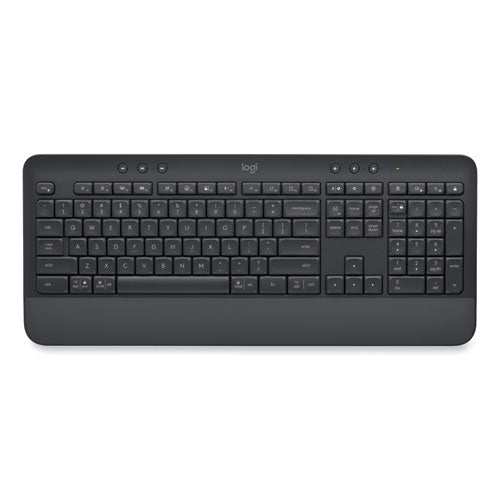 Logitech® Signature K650 Wireless Comfort Keyboard, Graphite | Round ...