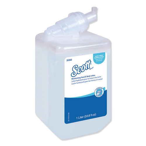 Scott® Control Moisturizing Hand And Body Lotion, 1 L Bottle, Fresh ...