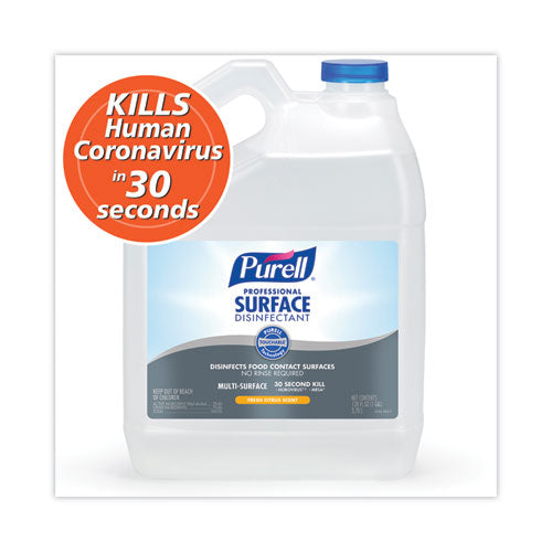 PURELL® Professional Surface Disinfectant, Fresh Citrus, 1 Gal Bottle ...