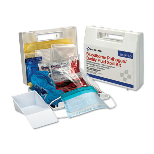 First Aid Only™ Bbp Spill Cleanup Kit, 2.5 X 9 X 8 | Round Eye Supply