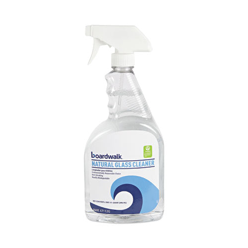Boardwalk® Natural Glass Cleaner, 32 Oz Trigger Spray Bottle, 12/carton ...