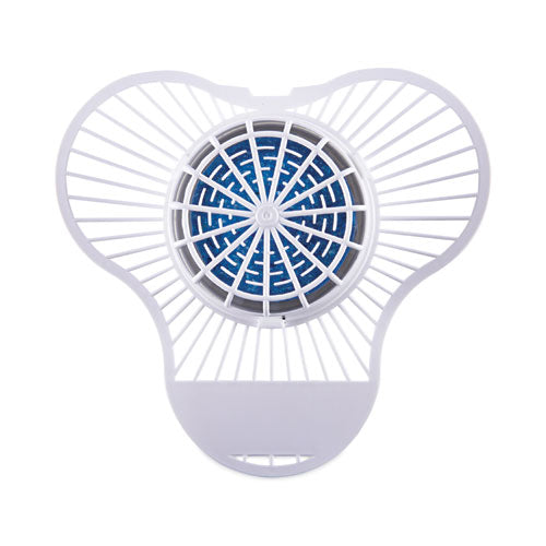 Boardwalk® Urinal Screen With Non-para Cleaner Block, Green Apple Scent ...