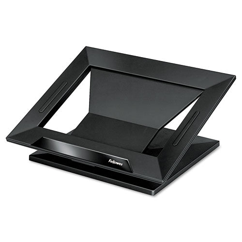 Fellowes® Designer Suites Laptop Riser, 13.19" X 11.19" X 4", Black ...