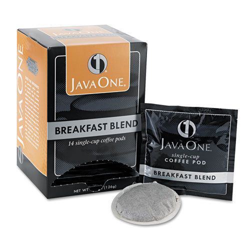 Java One® Coffee Pods, Breakfast Blend, Single Cup, 14/box | Round Eye ...