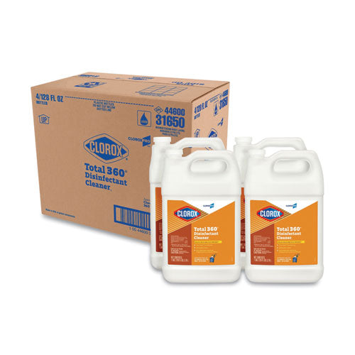 Clorox® Total 360 Disinfectant Cleaner, 128 Oz Bottle, 4/carton | Round ...