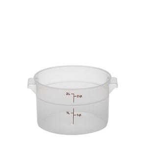 Cambro Translucent Rounds 2 qt 1/ea. | Round Eye Supply