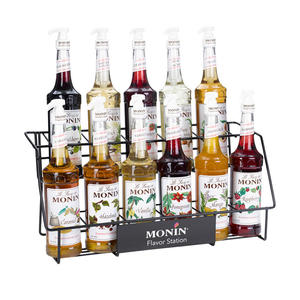 Monin Monin 11-Bottle Syrup Rack 1/ea. | Round Eye Supply