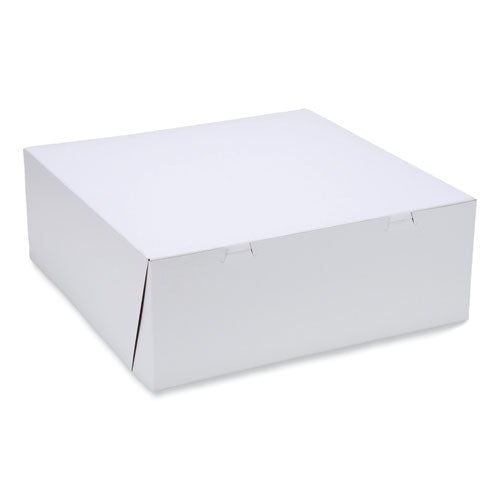 SCT® Bakery Boxes, 16 X 16 X 6, White, Paper, 50/carton | Round Eye Supply