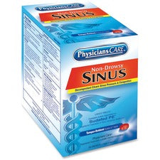 PhysiciansCare® Sinus Decongestant Congestion Medication, One Tablet ...