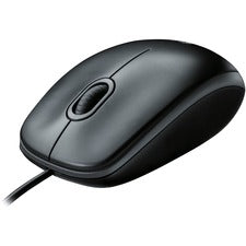 Logitech® B100 Optical Usb Mouse, Usb 2.0, Left/right Hand Use, Black ...