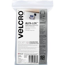 VELCRO® VELCRO® Alfa-Lok Fasteners - 1" Length x 1" Width - 50 / Pack ...