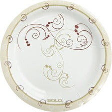 Solo Solo Heavyweight Paper Plates - Symphony - Natural - Paper Body ...